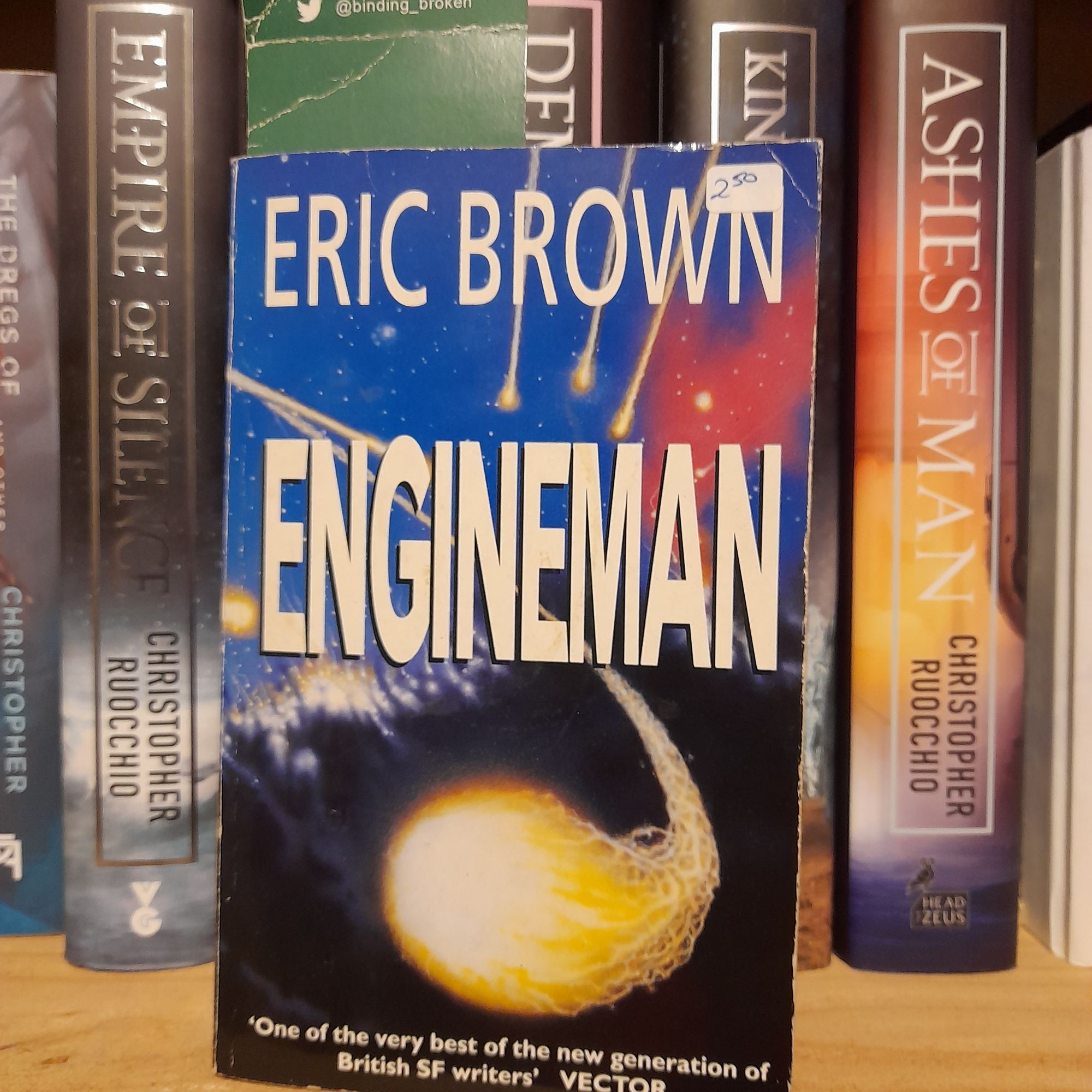 BOOK REVIEW: Engineman, by Eric Brown – At Boundary's Edge